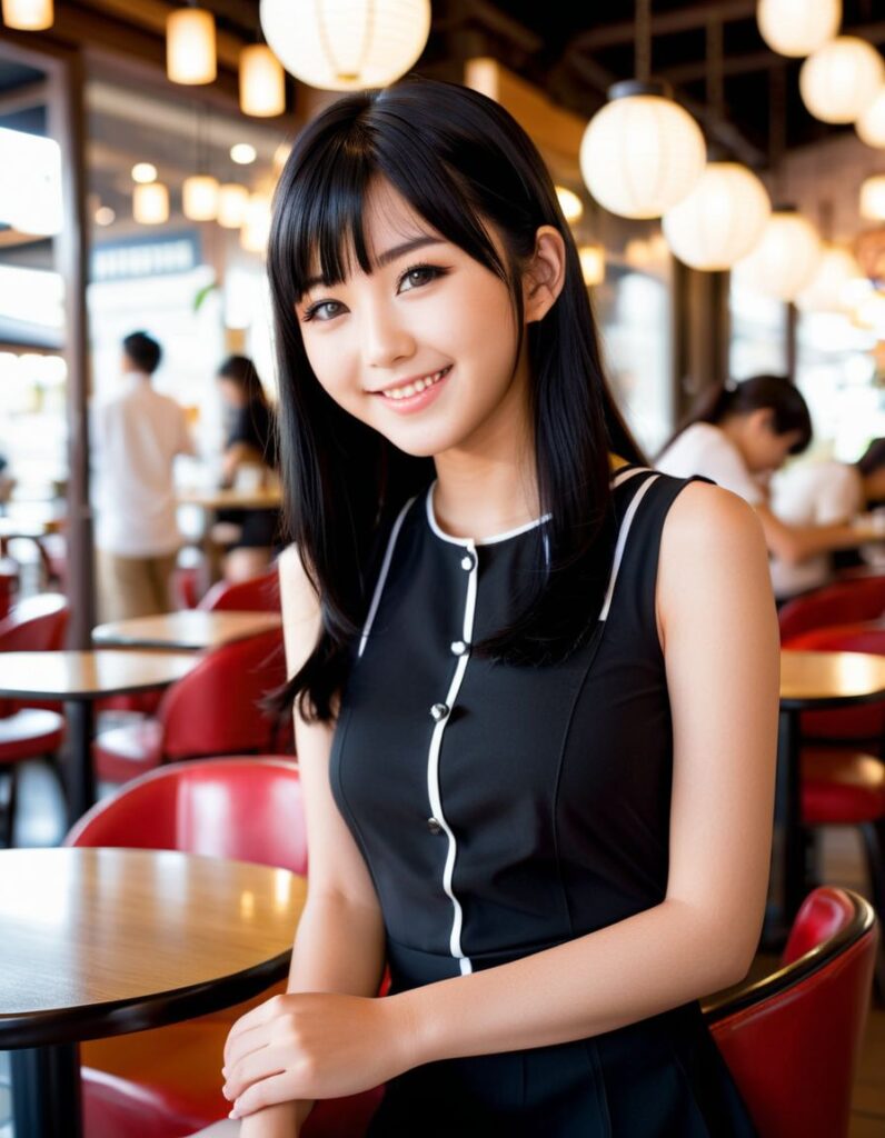 AI generated beautiful Japanese girls