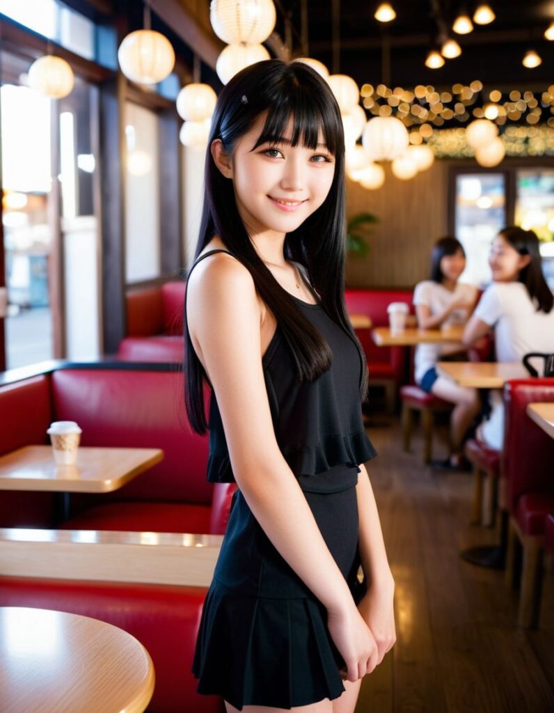AI generated beautiful Japanese girls