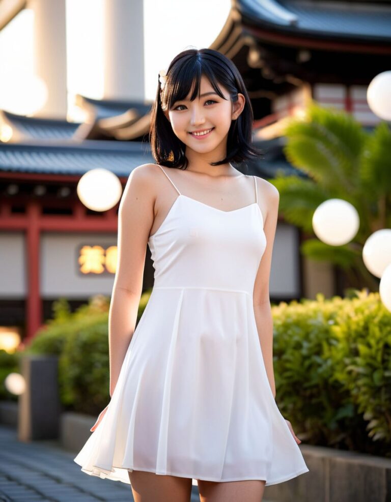 AI generated beautiful Japanese girls