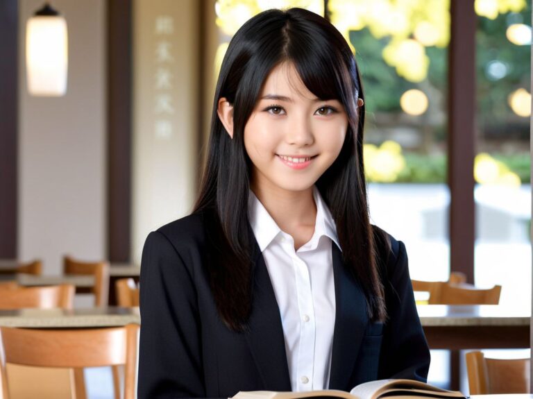 AI generated beautiful Japanese girls