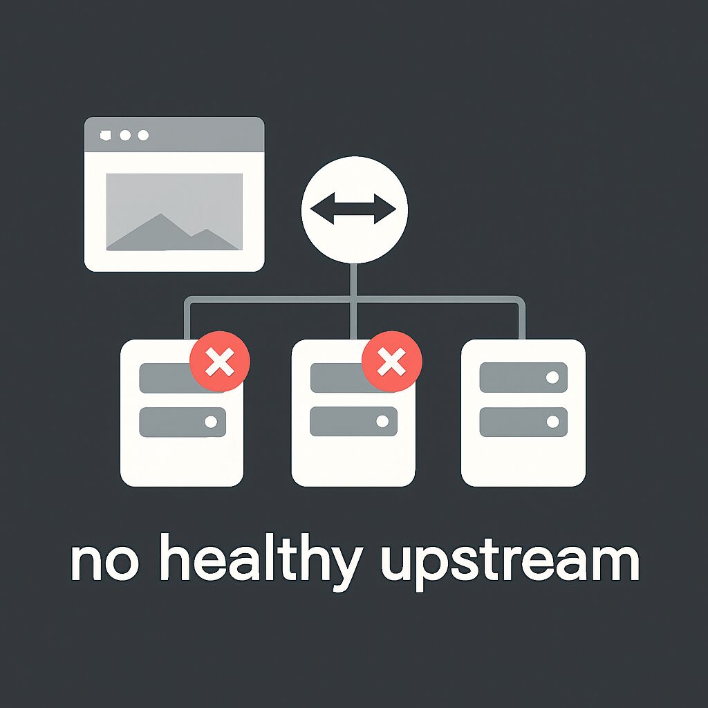 no healthy upstream・意味