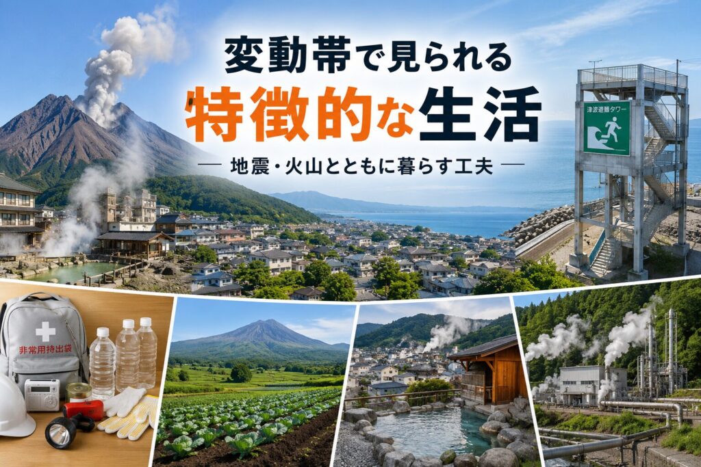 変動帯で見られる特徴的な生活 | Japan Luggage Express